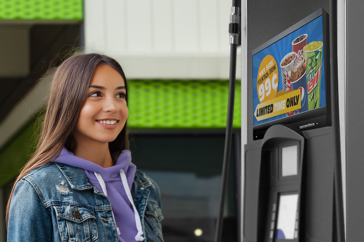 Video Pump Toppers - Numeritex Displays